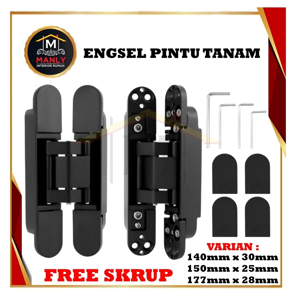 Jual Engsel Tanam Pintu Invisible Hinges Engsel Door Hinge Engsel Tanam ...