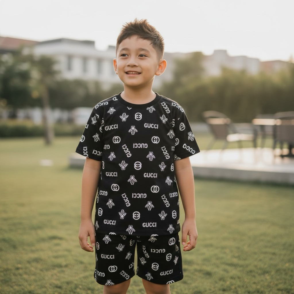 Jual Baju kaos One Set Anak Tanggung Brand Laki-Laki Perempuan ...