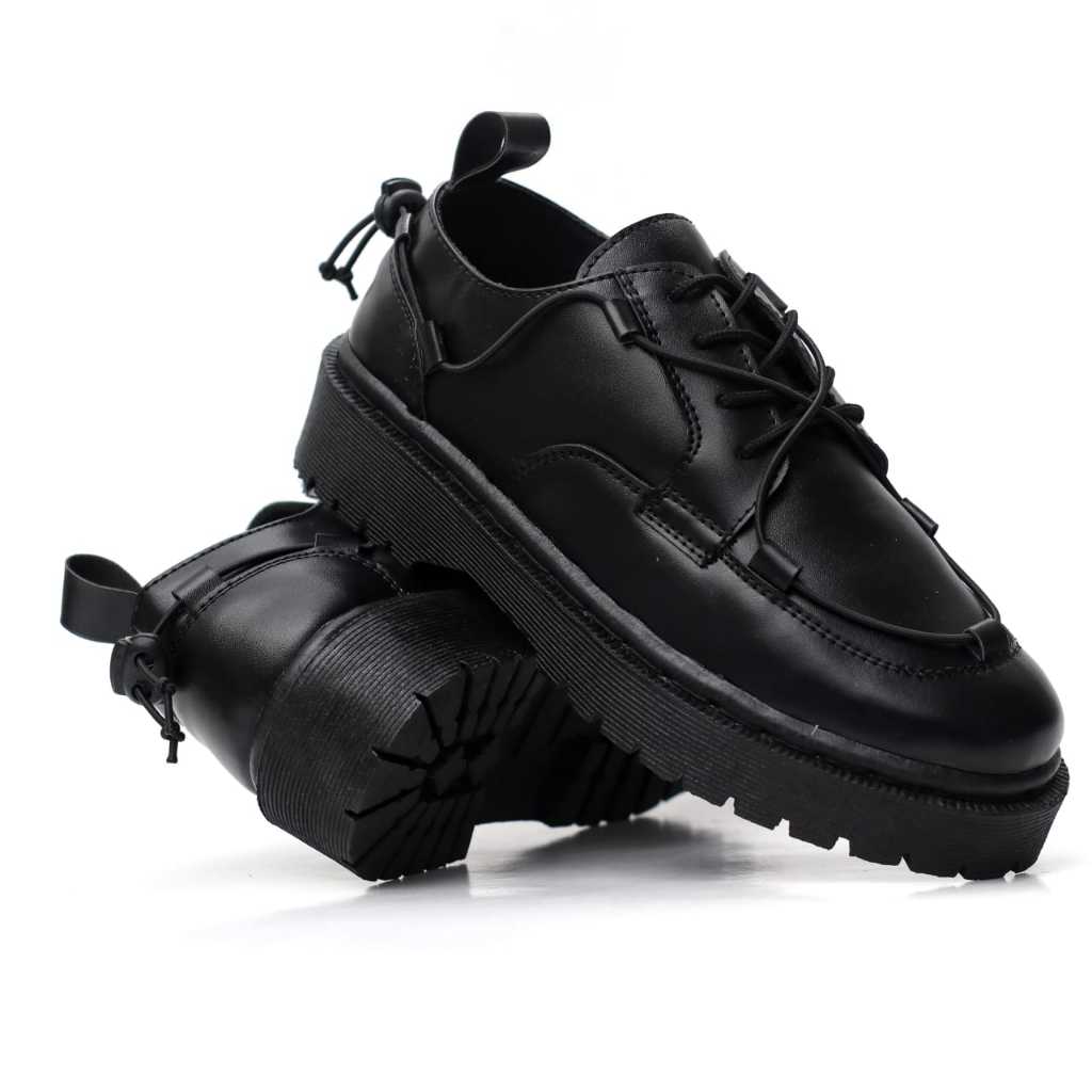 Jual Sepatu Pria Formal Full Hitam Hak Tinggi | Shopee Indonesia