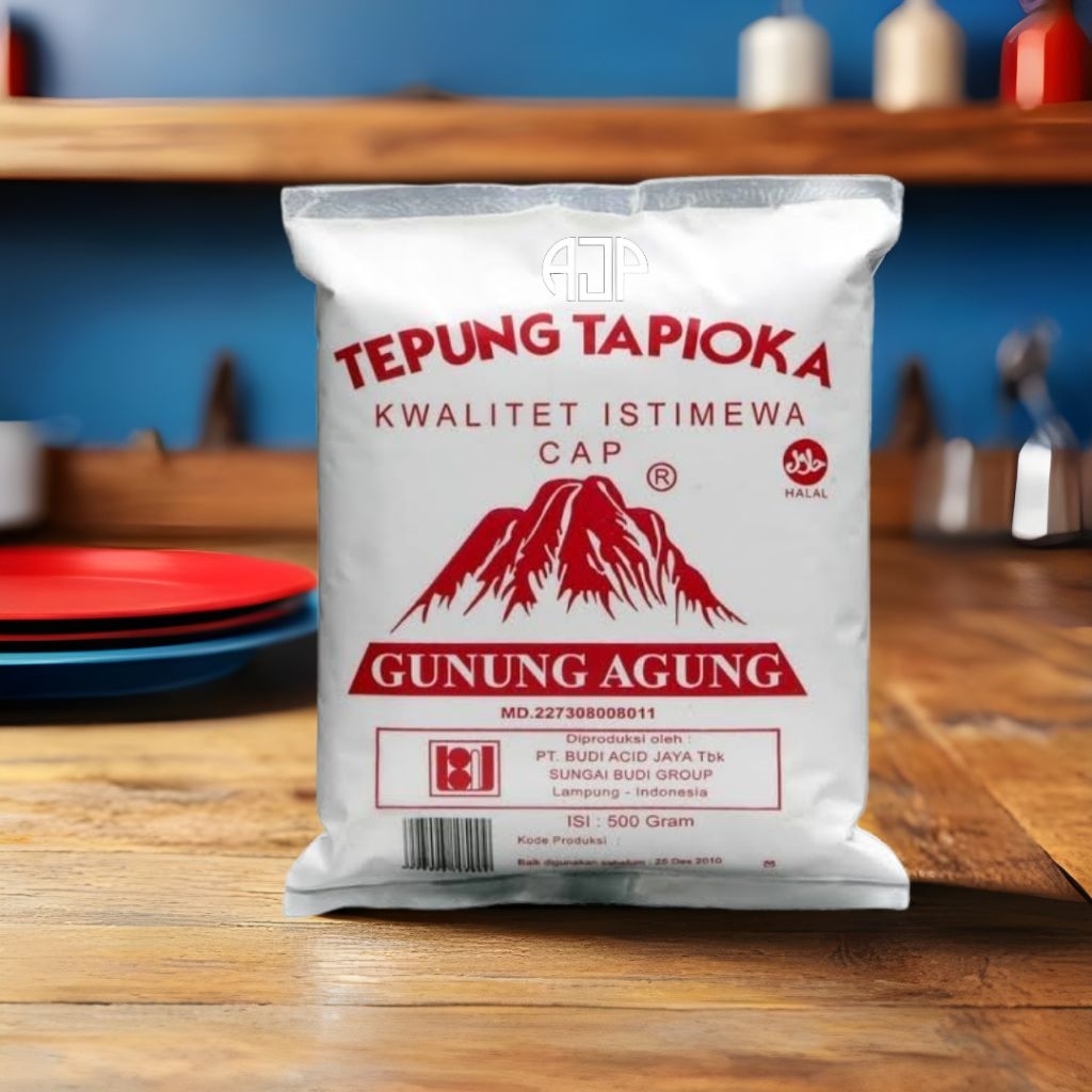 Jual Tepung Tapioka / Sagu Cap Gunung Agung | Kemasan 500 gram | Shopee ...