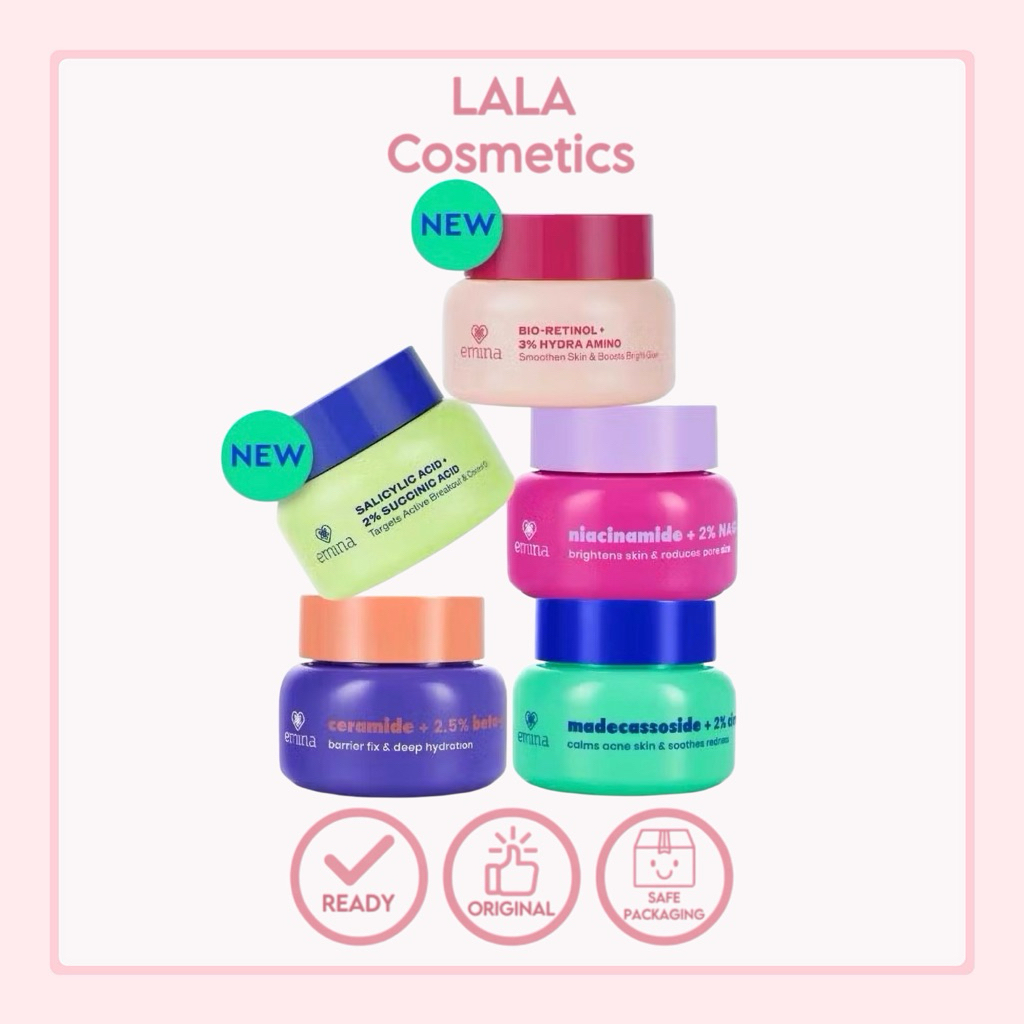 Jual EMINA Water Gel Moisturizer Bright Glow | Barrier Balancing ...