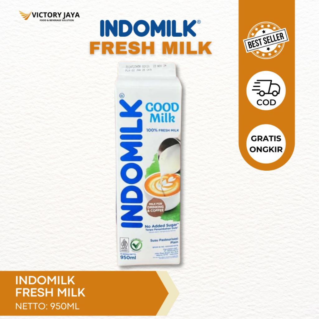 Jual FRESHMILK INDOMILK 950 ML | Shopee Indonesia
