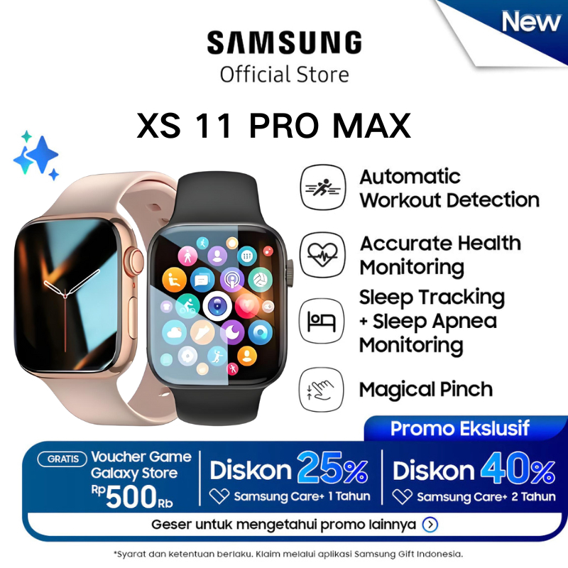 Jual 100% Asli Samsung SmartWatch XS 11 PRO MAX Gps NFC IP68 Waterproof ...
