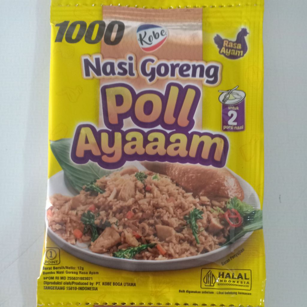 Jual KOBE BUMBU NASGOR POLL AYAM 12 GRAM | Shopee Indonesia