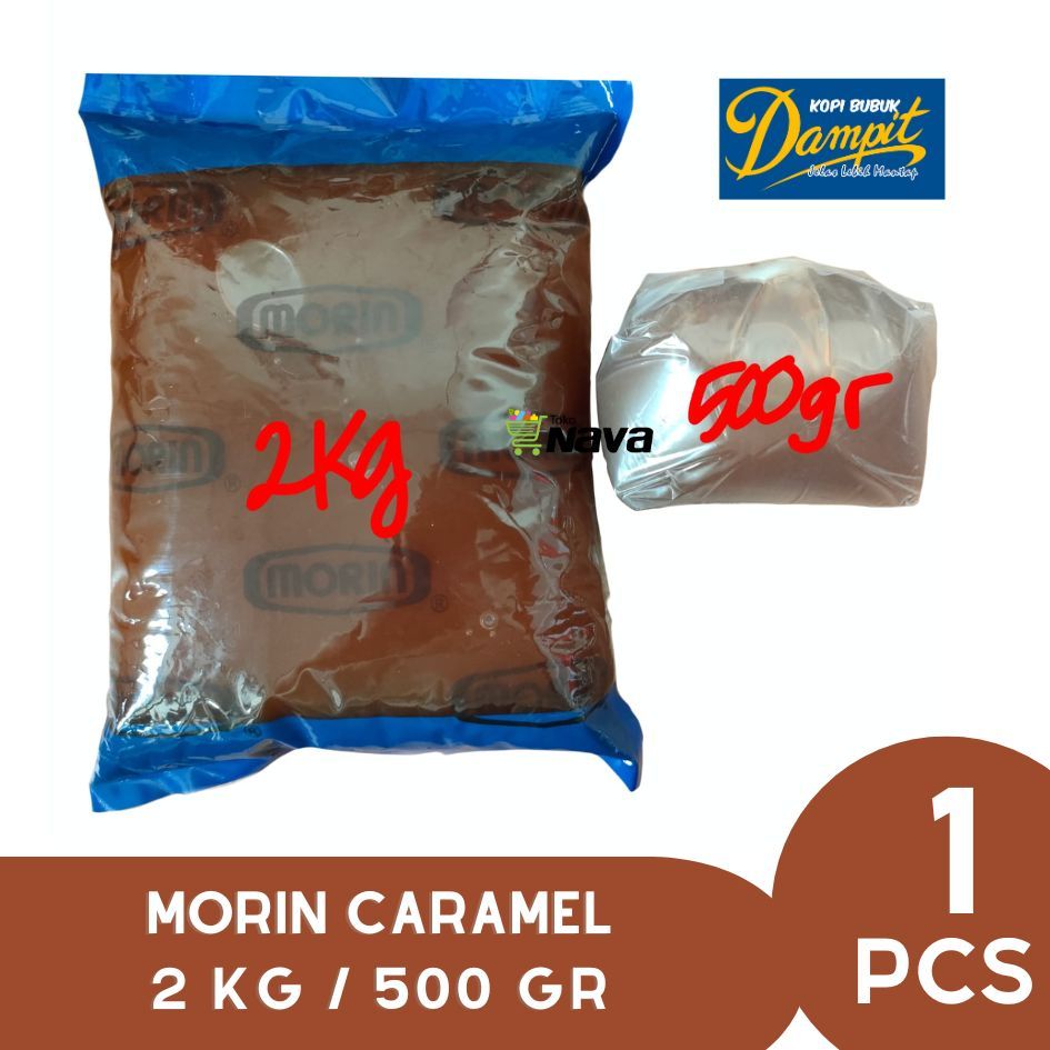 Jual Morin Topping Caramel 2 Kg/500 gr / Morin Caramel Topping / Morin ...