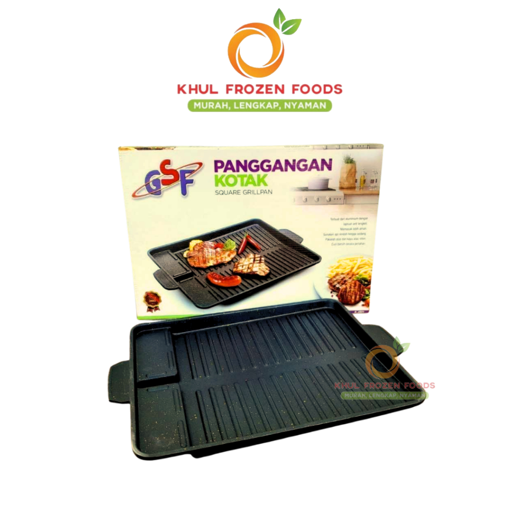 Jual GSF BBQ Pan Grill Kotak / Wajan grill / Wajan bbq / Wajan kotak ...