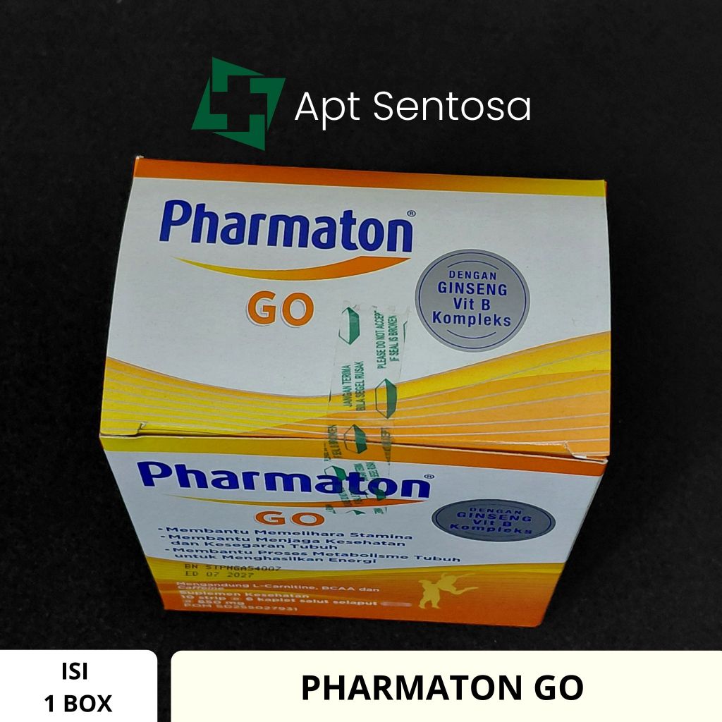 Jual Pharmaton GO 1 BOX isi 10 Lembar | Shopee Indonesia
