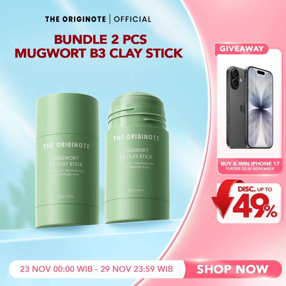 Jual The Originote Bundle 2pcs Mugwort B3 Clay Stick Mask - Masker ...