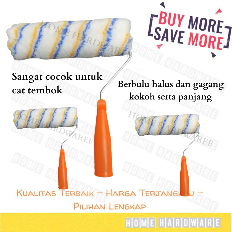 Jual Kuas Roll Cat Tembok Non Copot 9inch Paint Roller Alat Cat Tembok ...