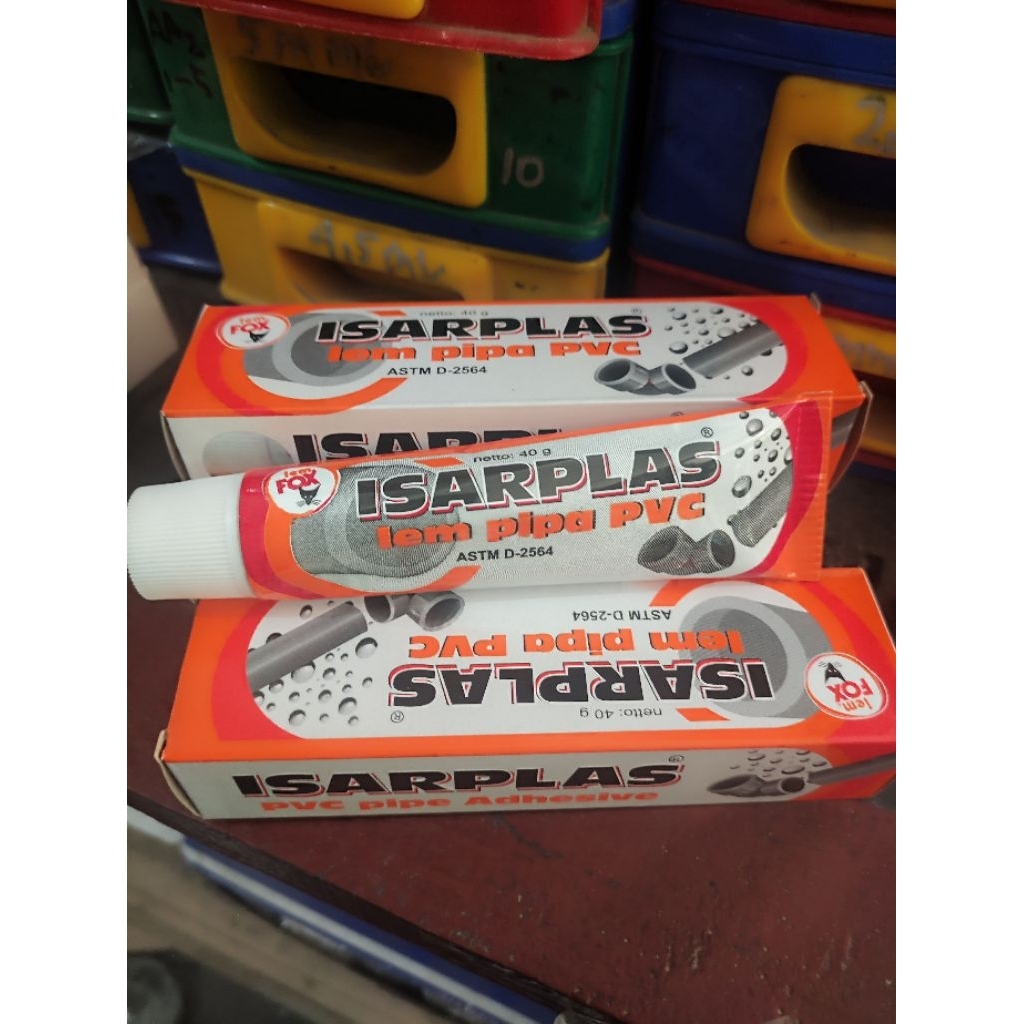 Jual Lem Pipa PVC Isarplas 40g – Lem Sambungan Pipa PVC Kuat & Cepat ...