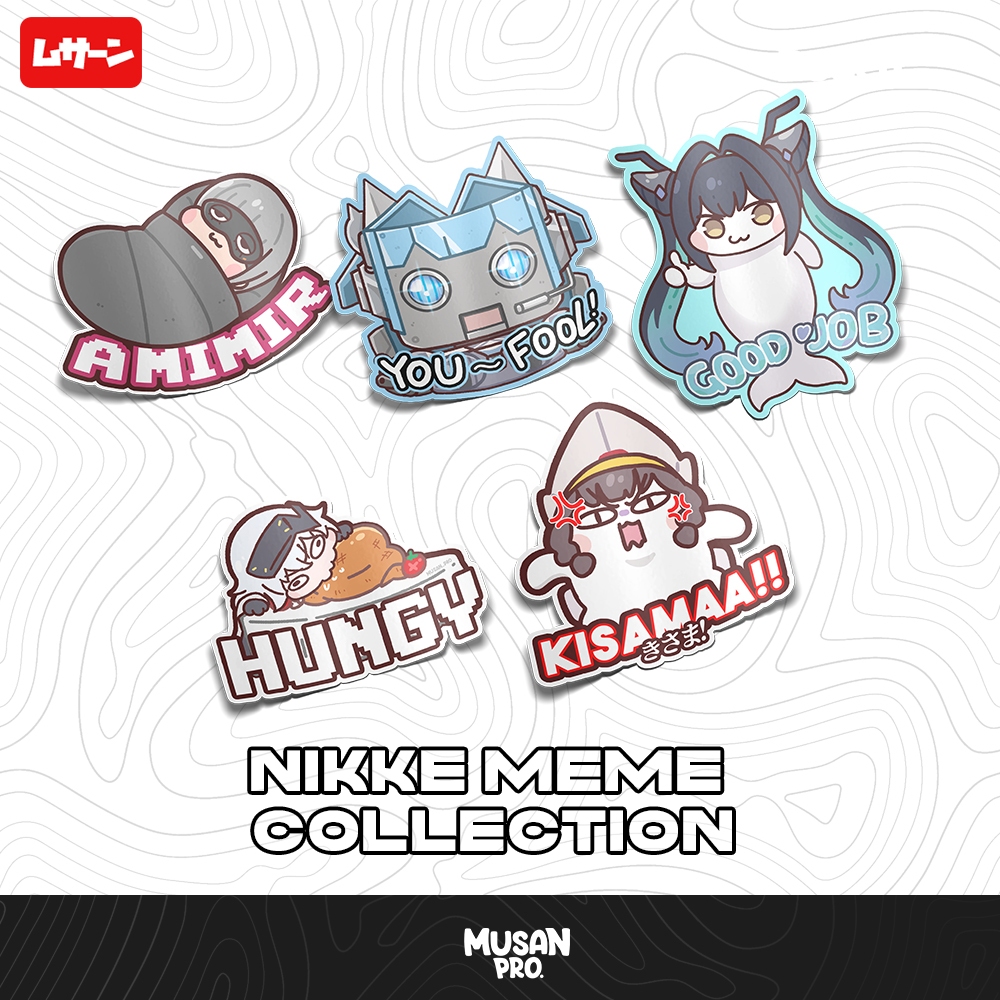 Jual Sticker NIKKE MEMES Collection - A Mimir - Kisamaa - No Hony ...