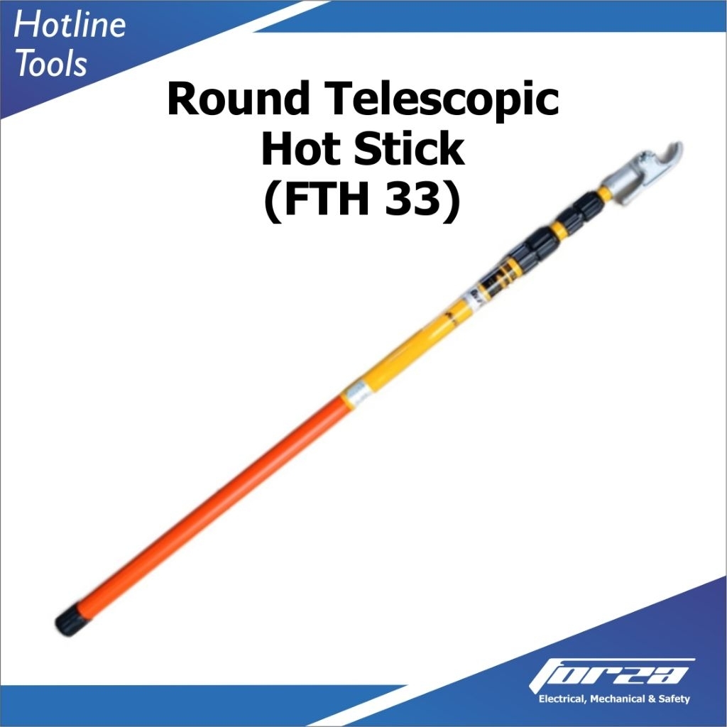 Jual FORZA Telescopic Hot Stick 3 Meter | Stick PLN 20 KV up to 35 KV 3 ...