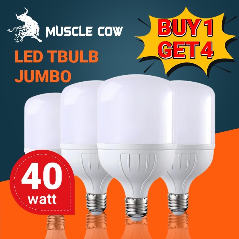 Jual Promo Beli 1 Dapat 4 Lampu Led Tbulb 20/30/40/60WATT | Shopee ...