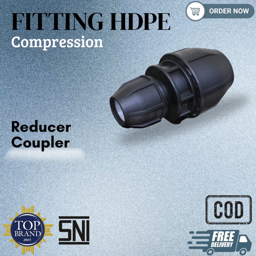 Jual Reducer Coupler Compression Ukuran 110 x 90 mm atau 4 x 3 inch ...