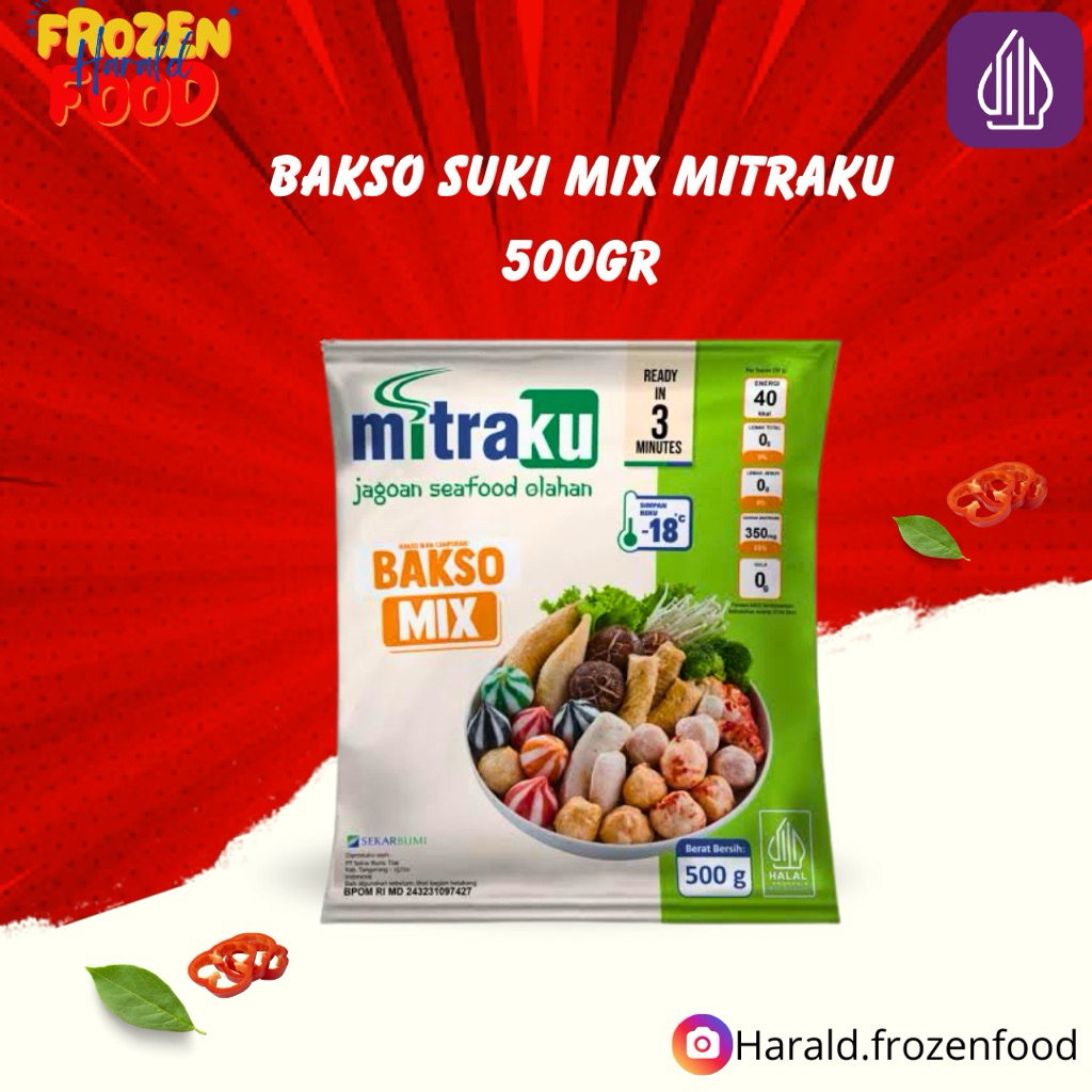 Jual Suki Bakso Mix Mitraku 500gr | Shopee Indonesia