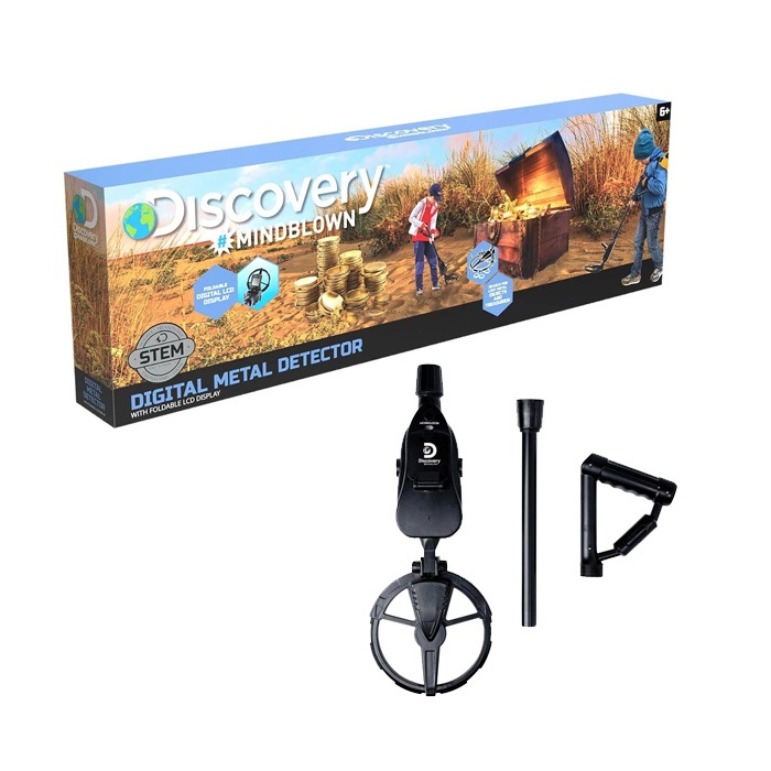 Jual Discovery Mindblown Digital Metal Detector with LCD Screen Mainan ...