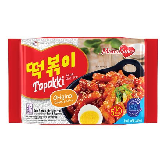 Jual MamaSuka - Topokki Original 134 gr | Shopee Indonesia