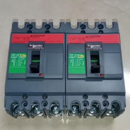 Jual MCCB EZIPAC SCHNEIDER 10F 20F 30 F 40 F 50 F 60 F 75 F 100F 125F ...