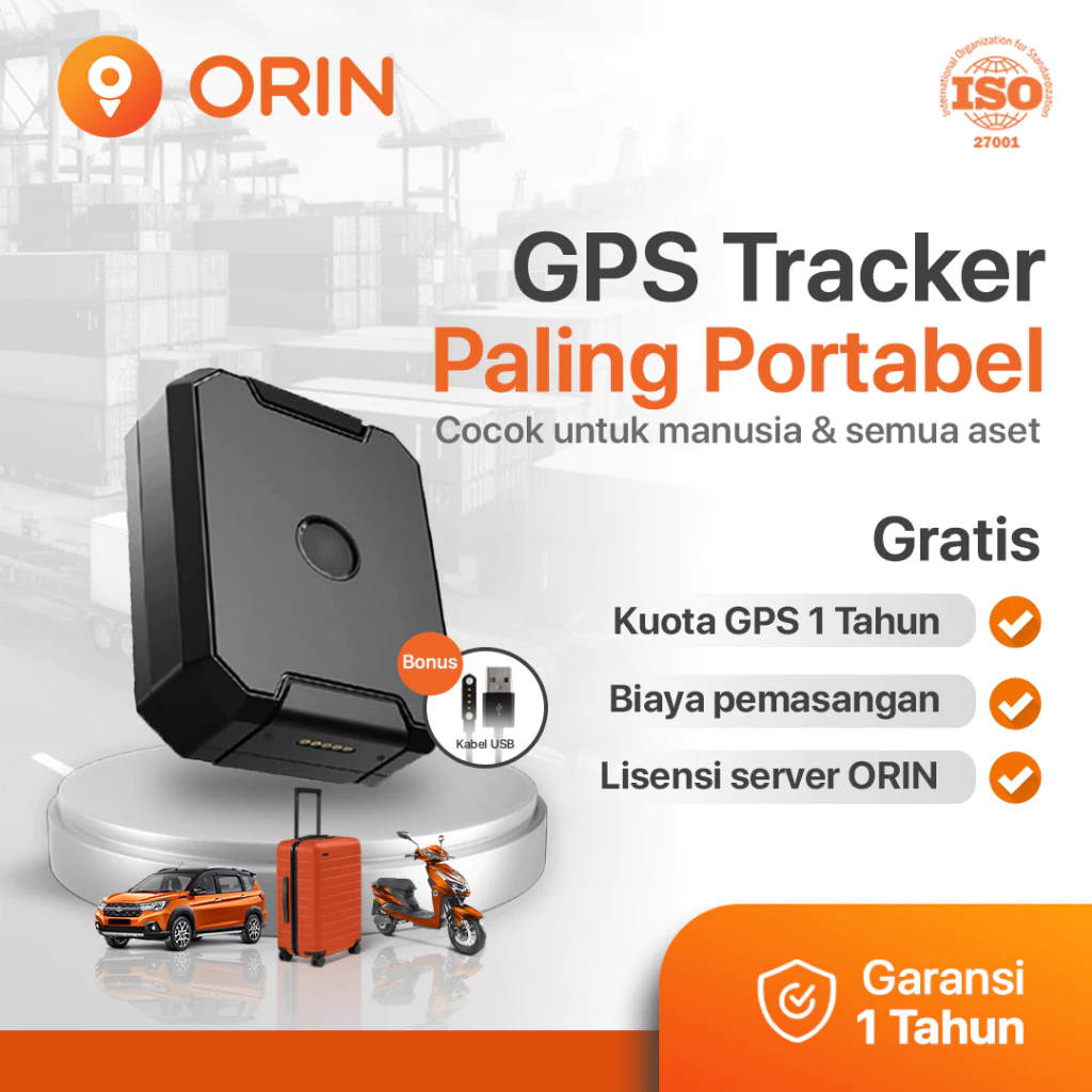 Jual ORIN OBU T 6000 mAh PORTABLE - GPS Tracker Motor / Mobil Mini ...