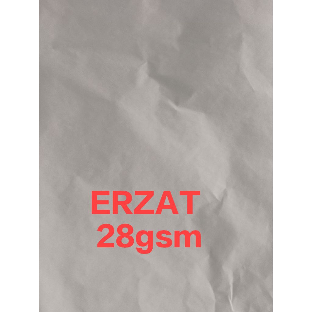 Jual Kertas ERZAT 28gsm ukuran F4, 1 rim | Shopee Indonesia