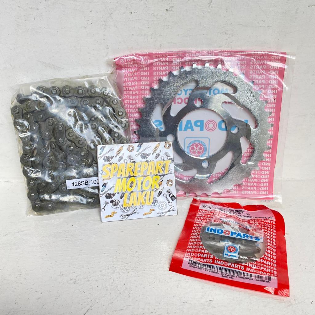 Jual girset / gear rantai set GN5 Grand Legenda Prima INDOPART | Shopee ...