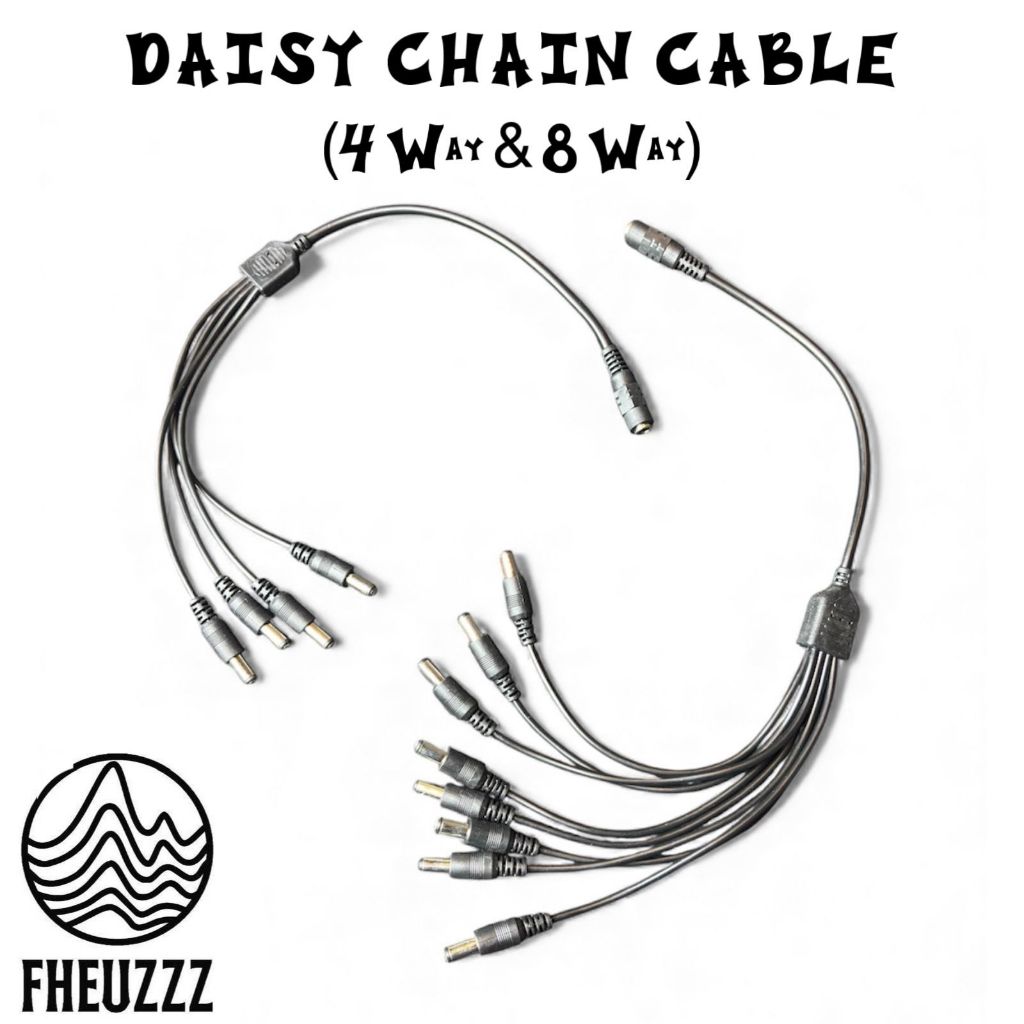 Jual Kabel Daisy Chain 4 Way 8 Way Adaptor Efek Gitar | Shopee Indonesia
