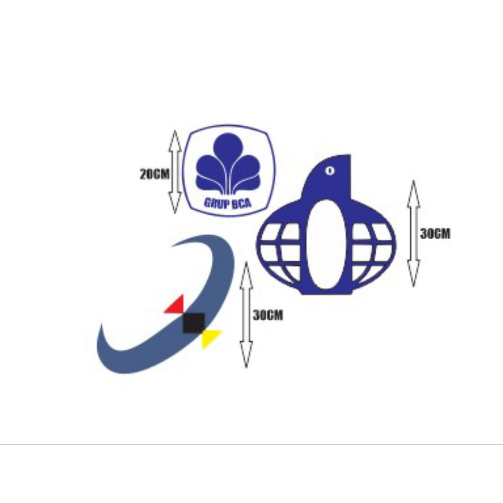 Jual Costum logo spon eva 6mm costum logo bank nagari costum logo BCA ...
