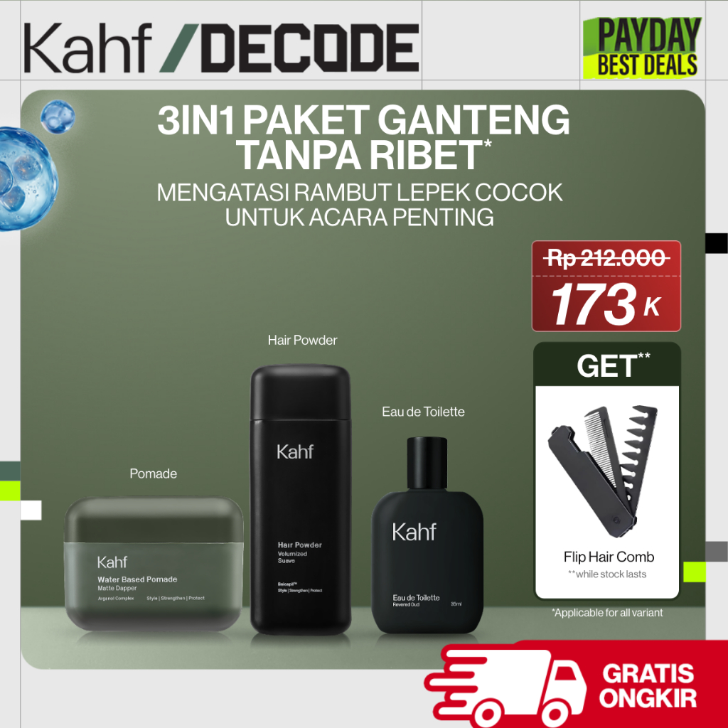 Jual [SPECIAL KAHF DECODE : BUNDLE 3IN1 PAKET GANTENG TANPA RIBET ...