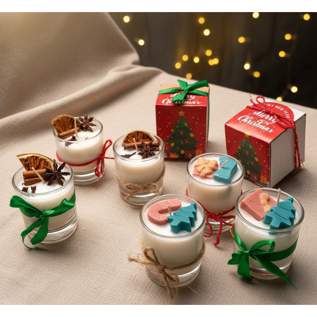 Jual TERA - Scented Candle Lilin Aromaterapi Model Natal Christmas ...