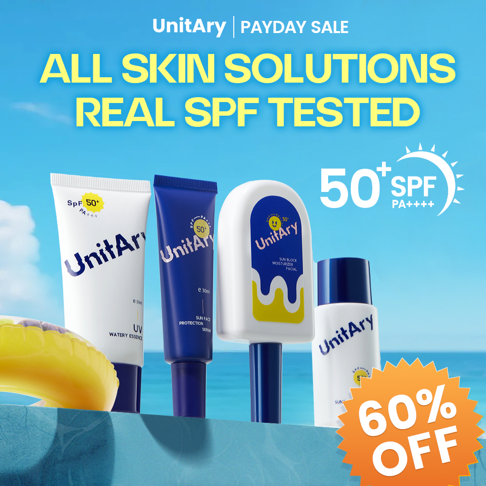 Jual 2PCS-UNITARY Sunscreen All Skin Solutions SPF50 PA++++ | Untuk ...