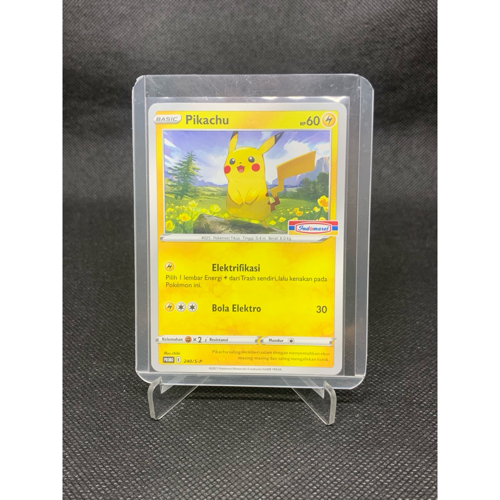 Jual pikachu indomaret promo limited - Kartu/ TCG card original pokemon ...