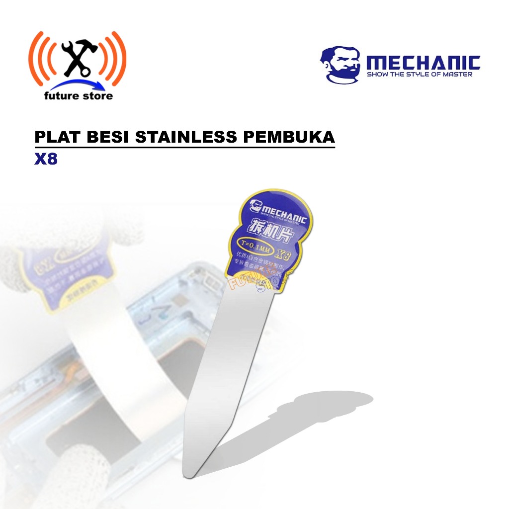 Jual Mechanic X8 Plat Besi Stainless Pembuka - Congkelan LCD ...