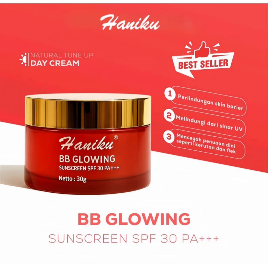 Jual HANIKU BB GLOWING SPF 30 / HANIKU SUNSCREEN SPF 30 PA ...
