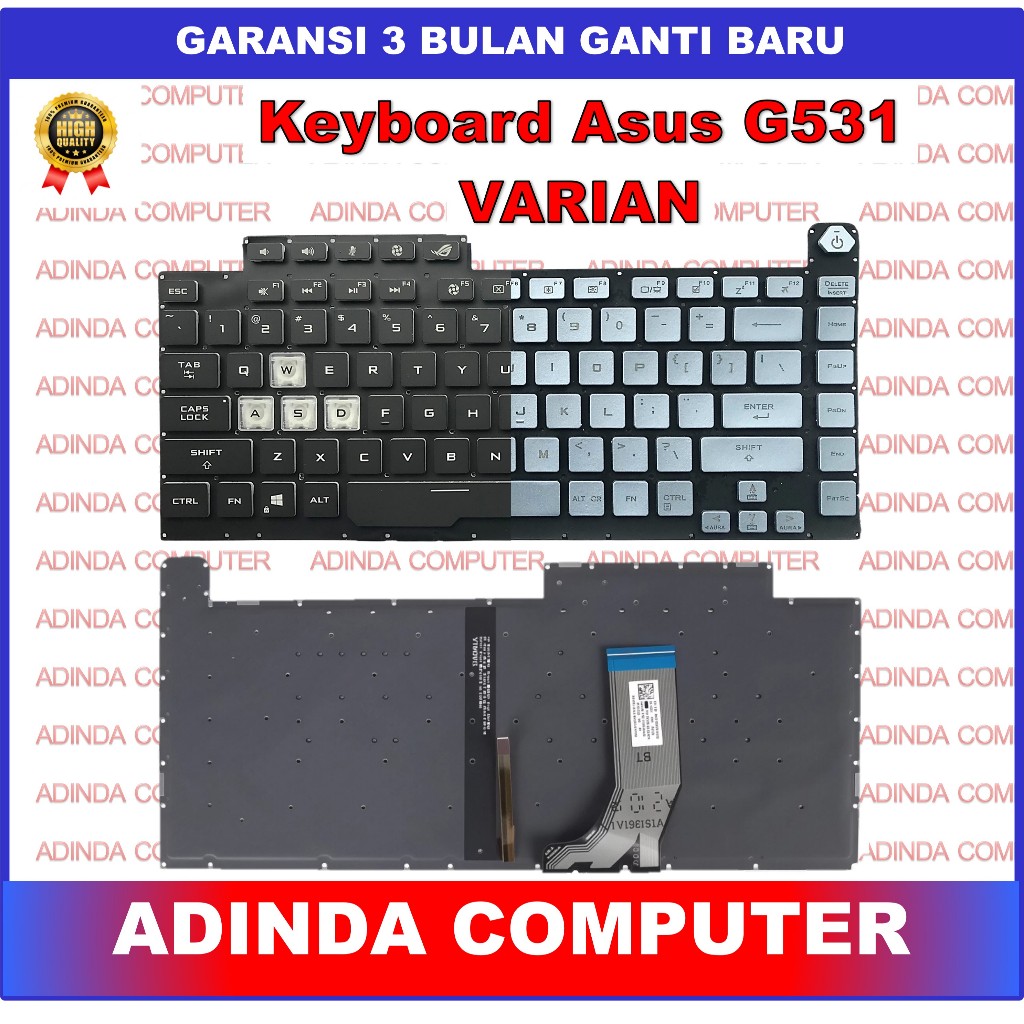 Jual Keyboard Asus ROG Strix Scar III G531 G531GU G531GT G531GW ...