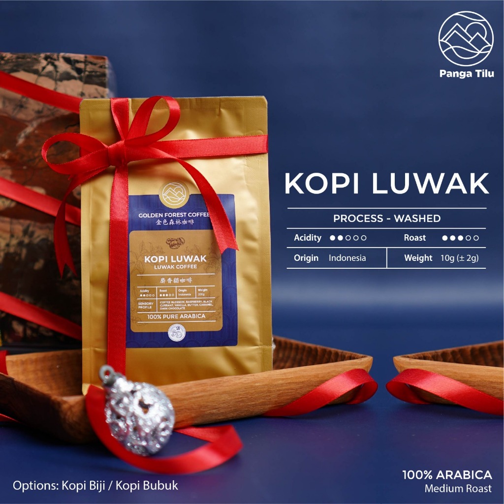 Jual Kopi Panga Tilu Kopi LUWAK Coffee CHRISTMAS GIFT 2025 Roasted ...
