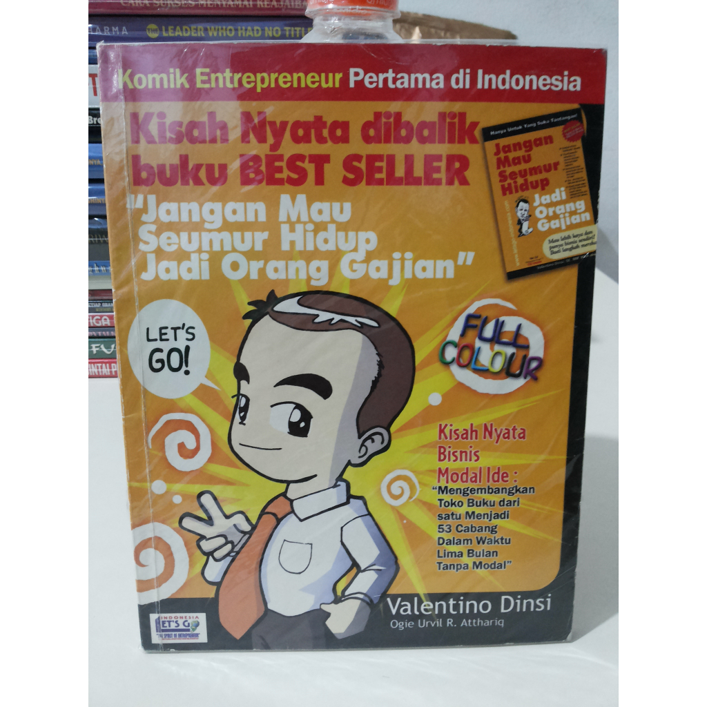 Jual Buku Komik Entrepreneur Jangan Mau Seumur Hidup Jadi Orang Gajian ...