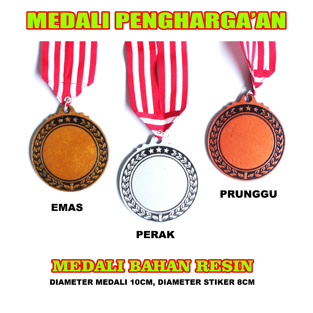 Jual Medali Hadiah Lomba Kejuara'an Kelulusan Medali Lomba Sekolah ...