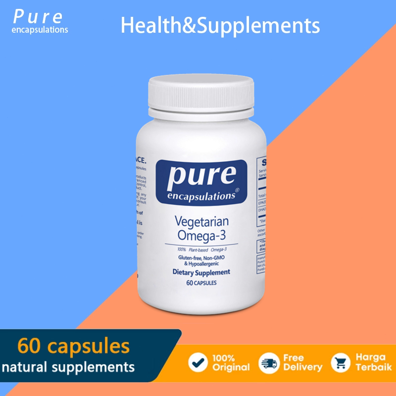 Jual Pure Encapsulations Omega-3 Vegan - Sumber Nabati untuk Jantung ...