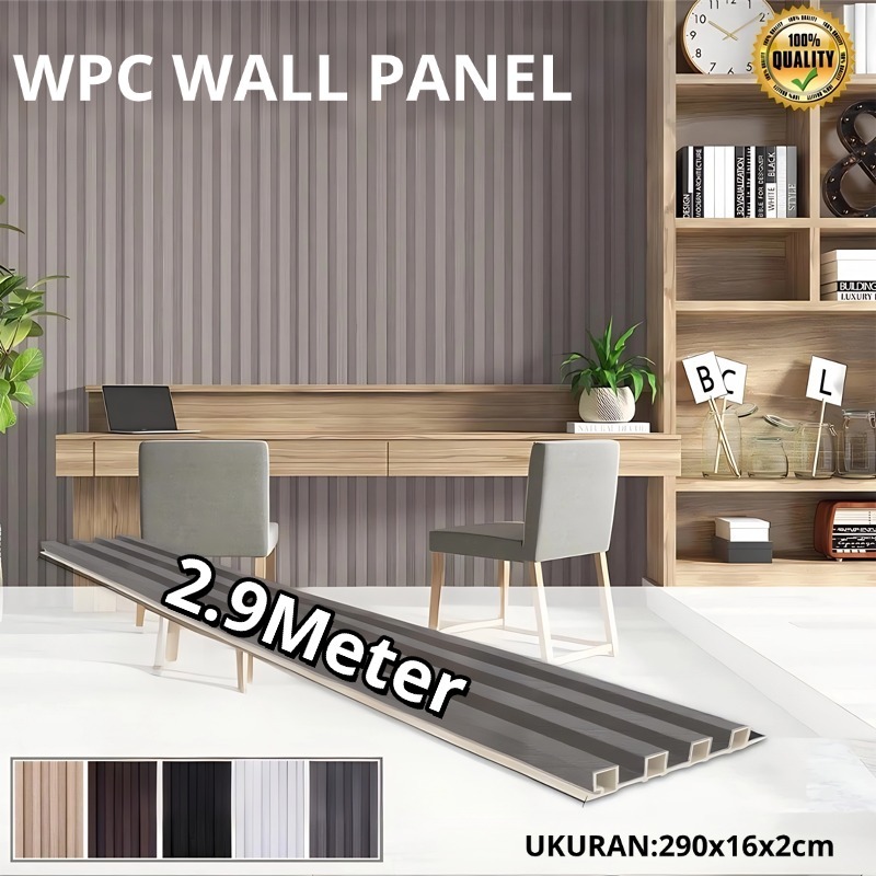 Jual 2.9meter x16cm Wall Panel Dinding Kamar Tidur Wall Panel Pvc Wpc ...