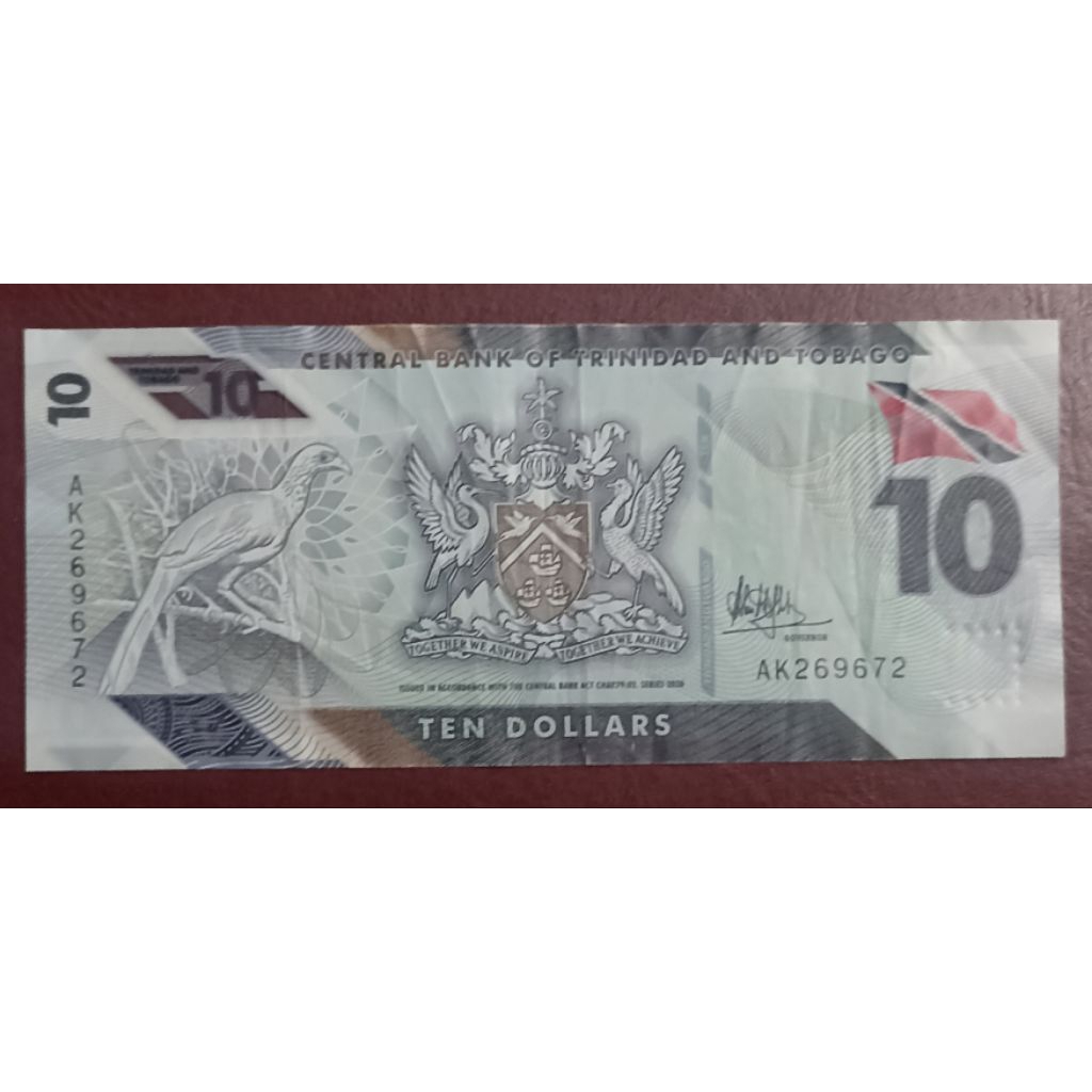 Jual uang polymer Trinidad and Tobago 10 dollars | Shopee Indonesia