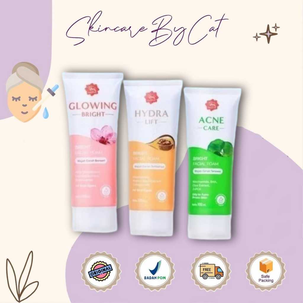 Jual Viva Bright Facial Foam | Face Wash with Niacinamide, AHA, BHA ...