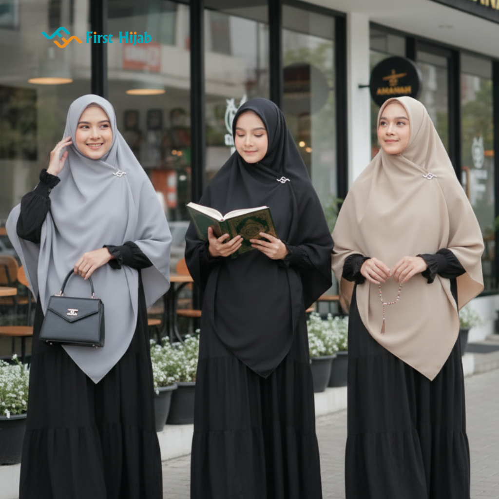 Jual FIRST HIJAB - Athifa Jilbab Kerja/Ngaji/Santriwati/Ustadzah Segi ...