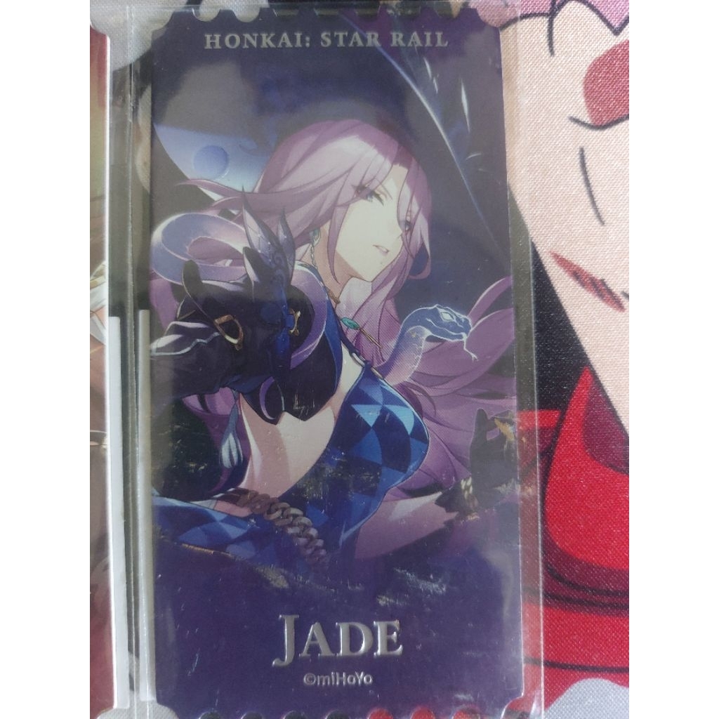 Jual OFFICIAL READY STOCK Honkai Star Rail HSR Badges Card Tiket Aglea ...