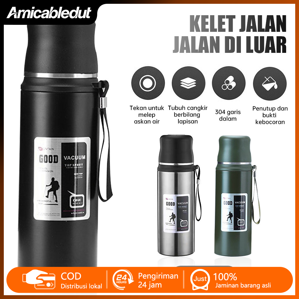 Jual Amicabledut Termos Air Panas 1 Liter Led Display 304 stainless ...