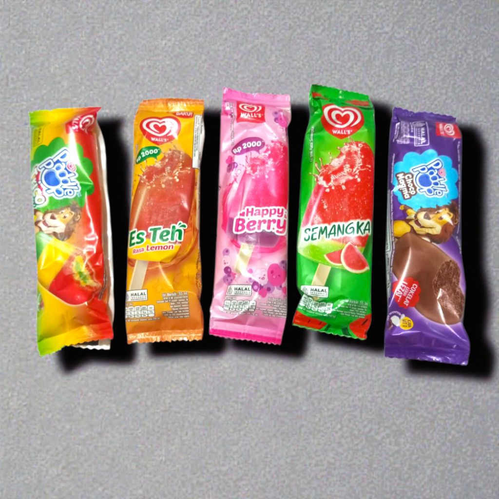 Jual Es Krim Ice Cream Eskrim Walls Choco Magma Trico Semangka Happy ...
