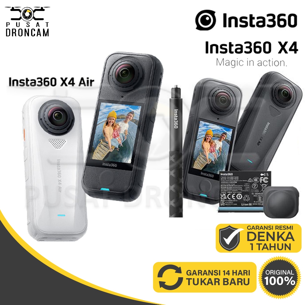 Jual Insta360 X4 Air Standard & Starter / X4 8K 360 Action Camera Insta ...