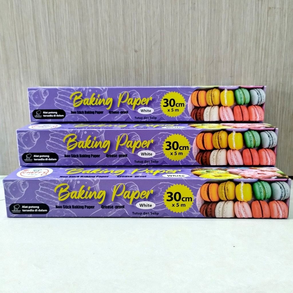 Jual BAKING PAPER WRAP 30 cm X 10 Meter/Kertas Roti Alas Loyang/Alas ...