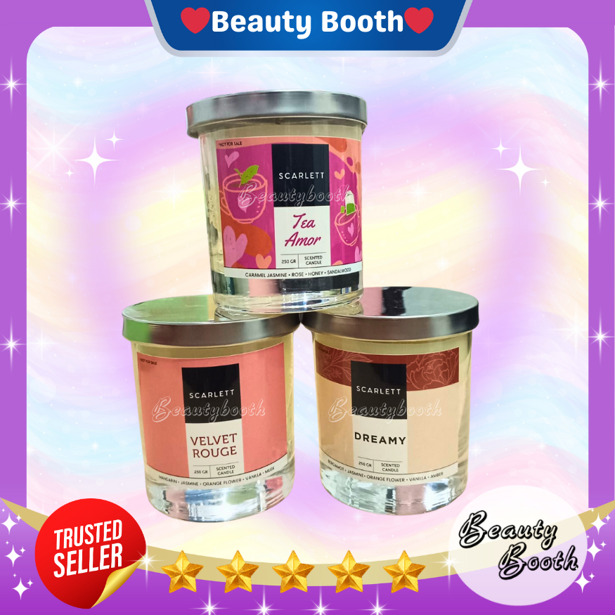 Jual SCARLET Whitening CANDLE LILIN | Body Scrub SCARLETT By Felicya ...