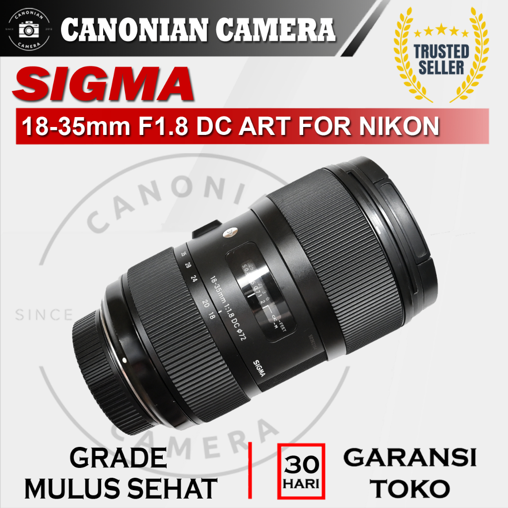 Jual Lensa Sigma AF 18-35mm F1.8 DC HSM ART For Nikon DSLR | Shopee ...