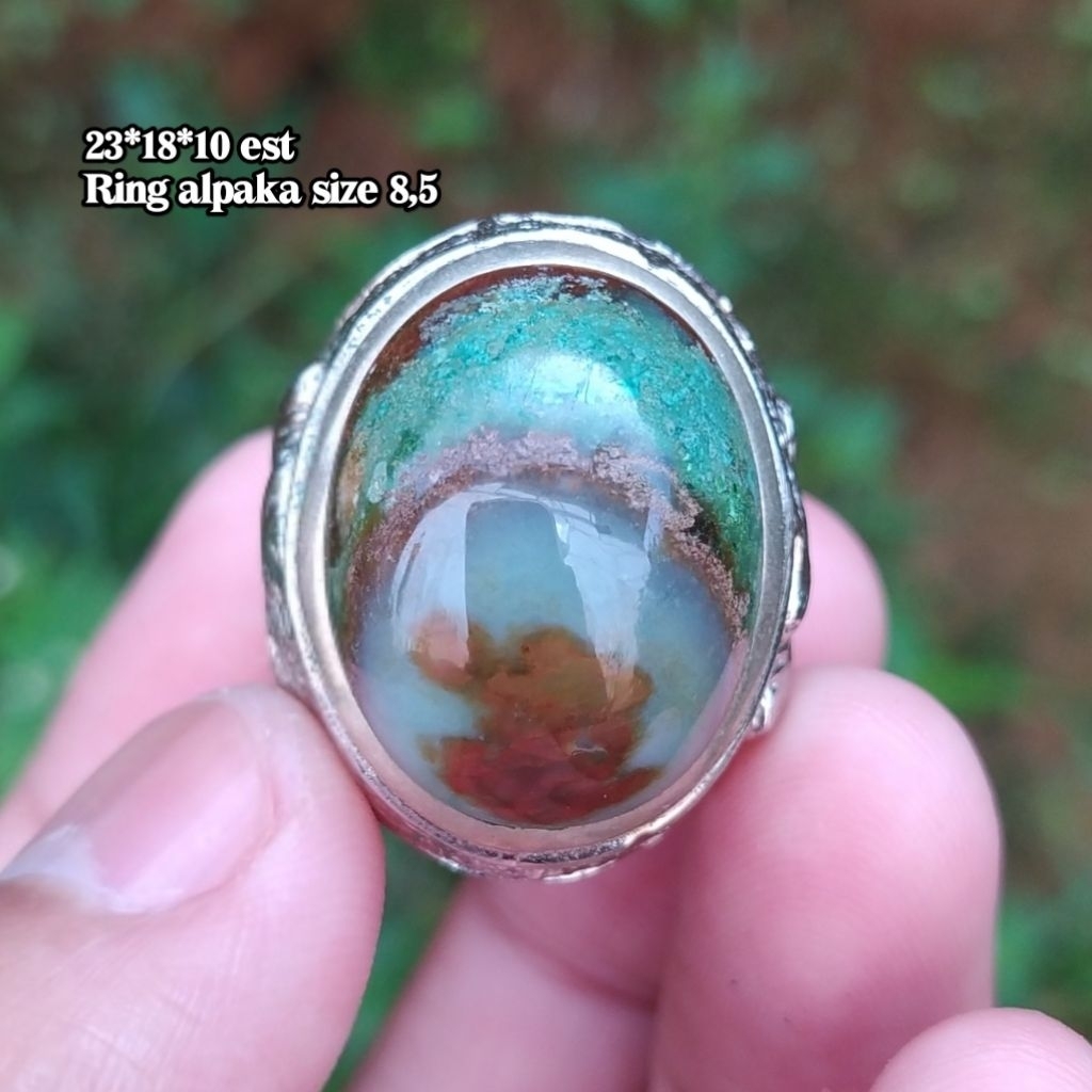 Jual (BISA COD) Cincin Batu Akik Pancawarna Garut Odim | Shopee Indonesia